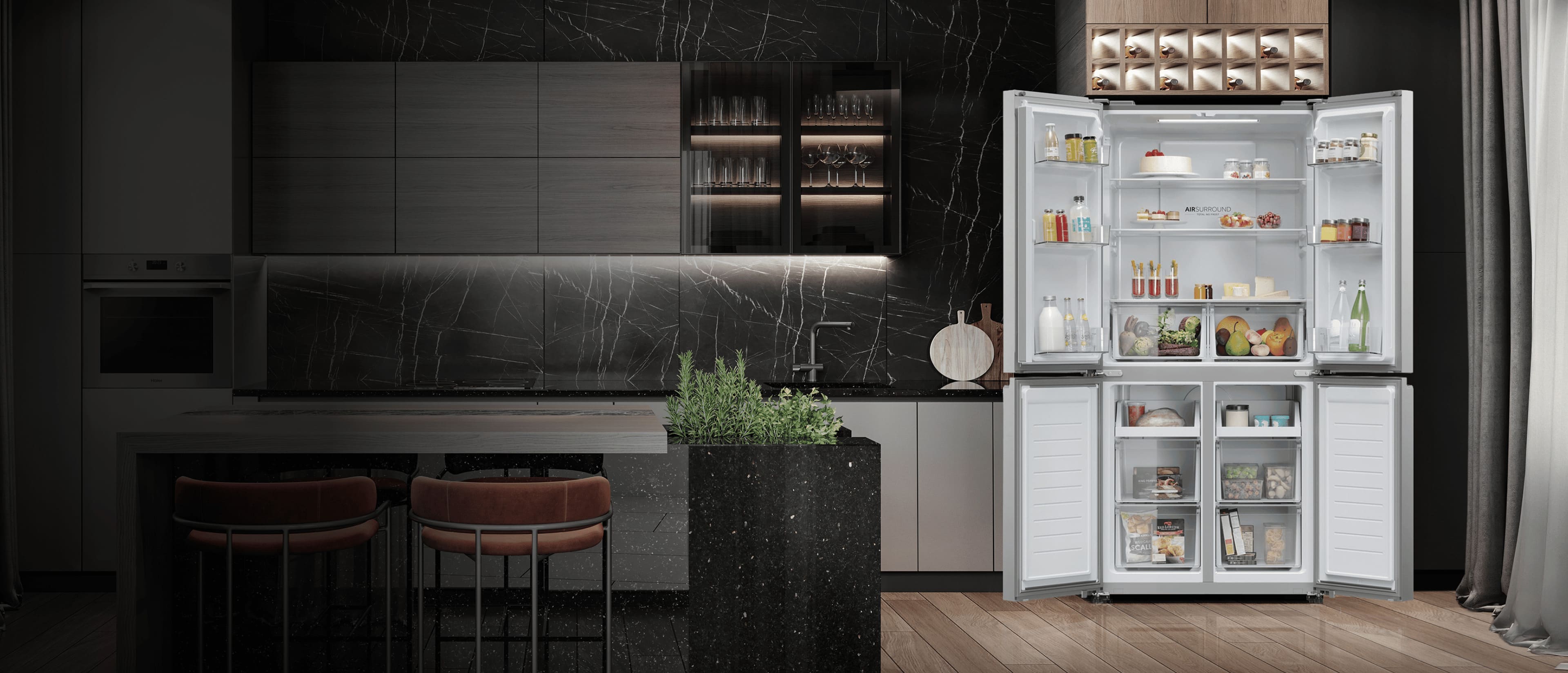 Купить холодильник Haier HTF-425DM7RU в Алматы, Казахстане – цена, отзывы