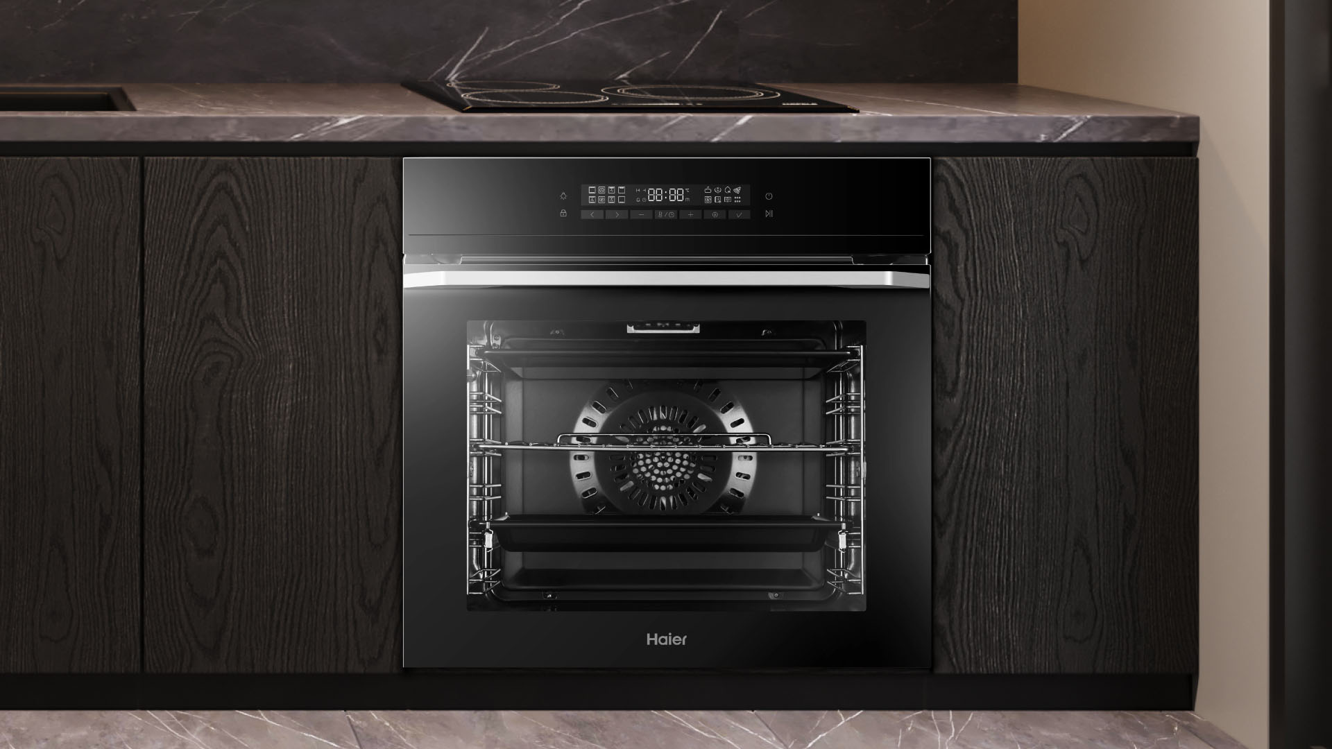 Духовой шкаф Haier HOQ-F5AAGB: что умеет режим AirFry, как работает су-вид — обзор функций и ...