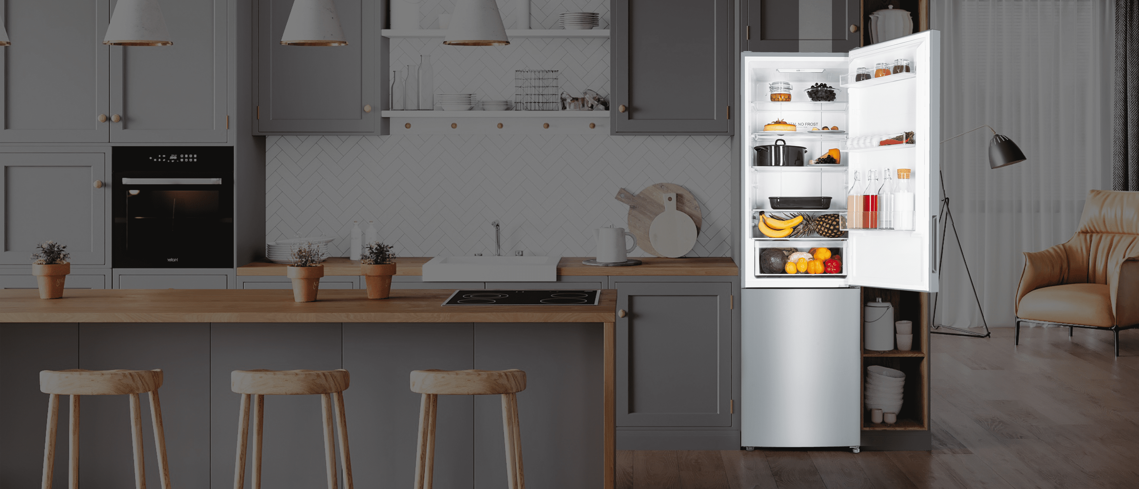 Купить холодильник Haier CEF537ASG в Алматы, Казахстане – цена, отзывы
