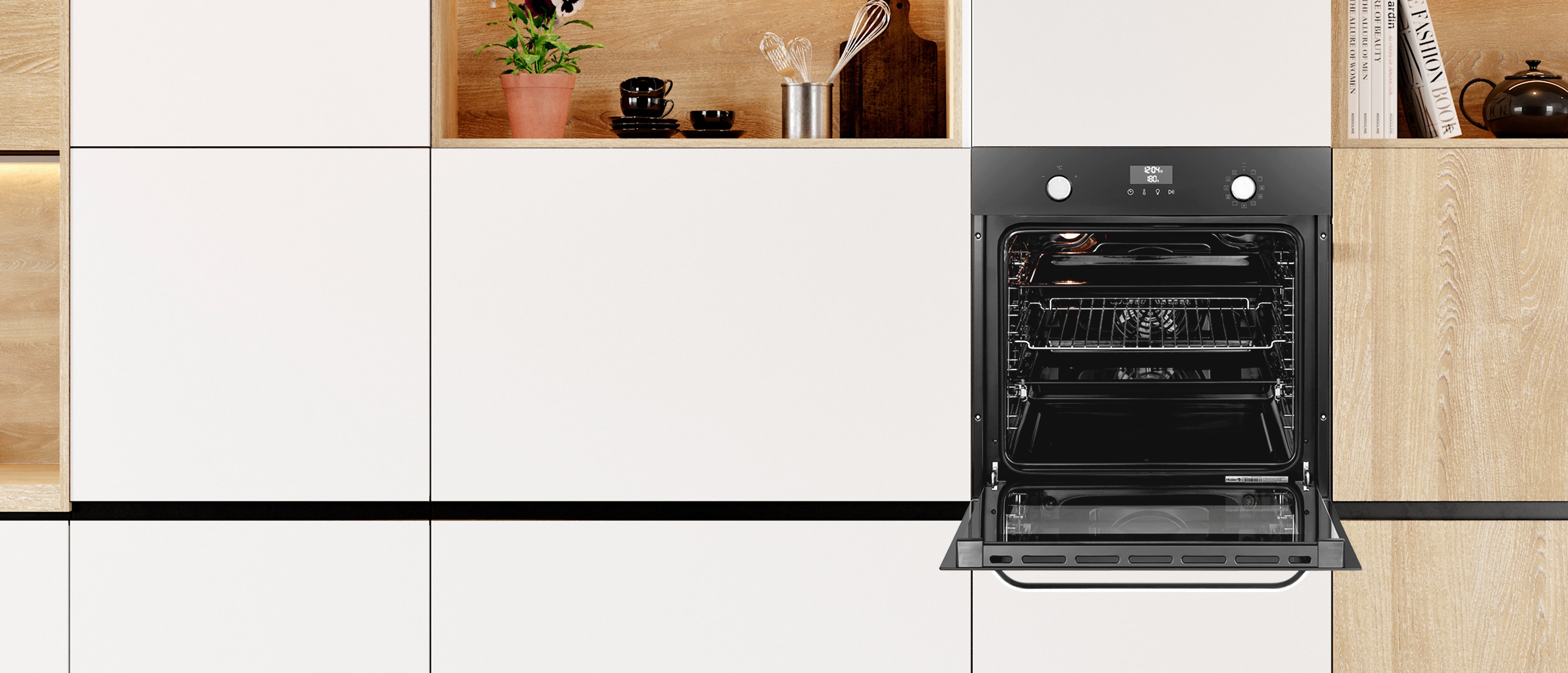 Купить духовой шкаф Haier HOX-P11HGB в Алматы, Казахстане – цена, отзывы